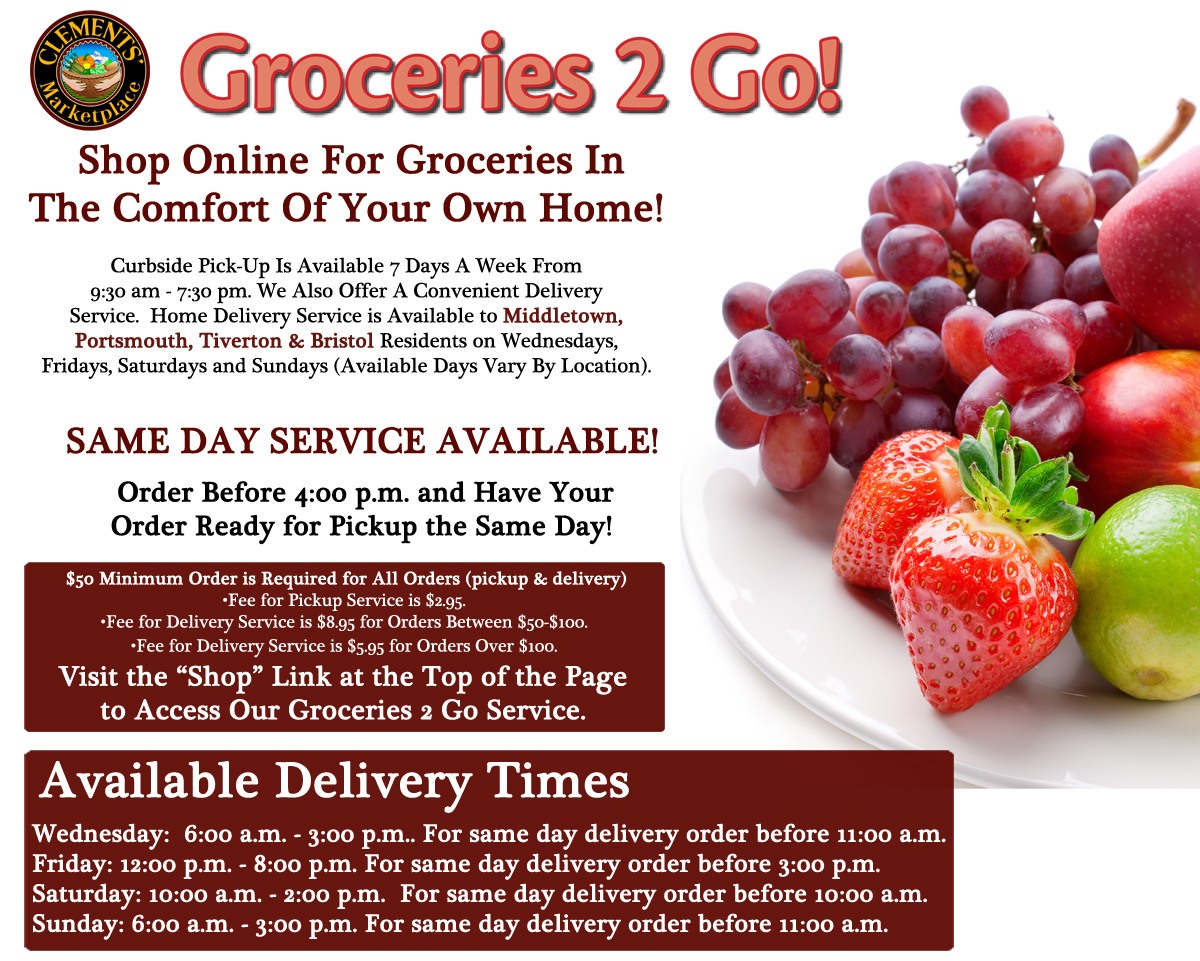 G2G Service Info | Clements' Marketplace